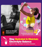 Juicy Splash electrolyte packs on-the-go