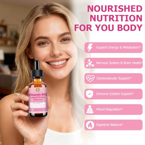 JUIWEFKK B12 drops for immune support