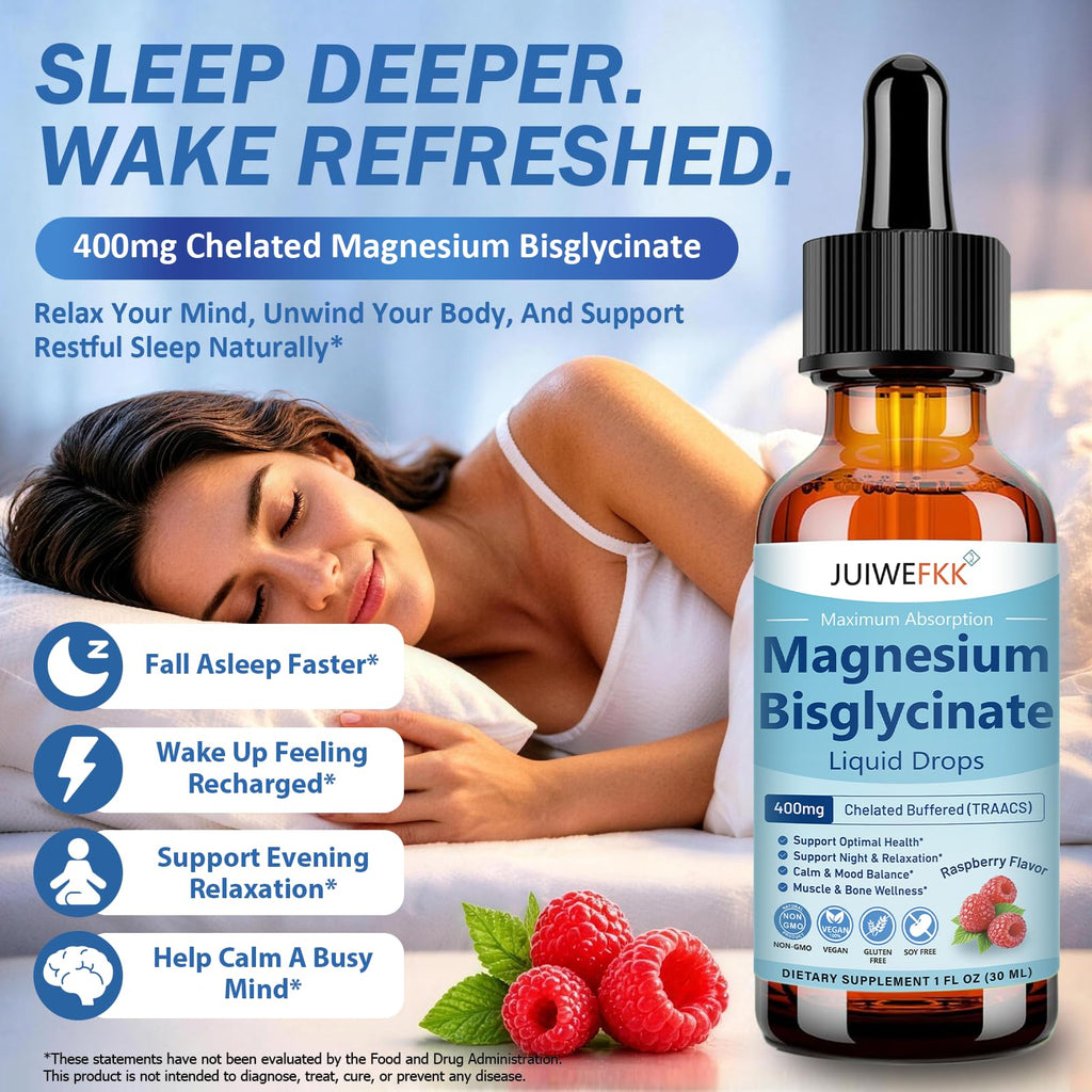JUIWEFKK magnesium drops for sleep