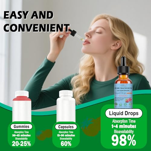 JUIWEFKK magnesium drops for wellness