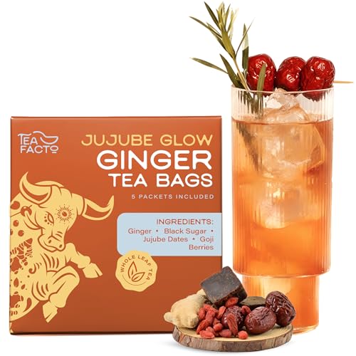 Jujube ginger herbal tea bags