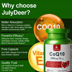 JulyDeer CoQ10 for active lifestyle