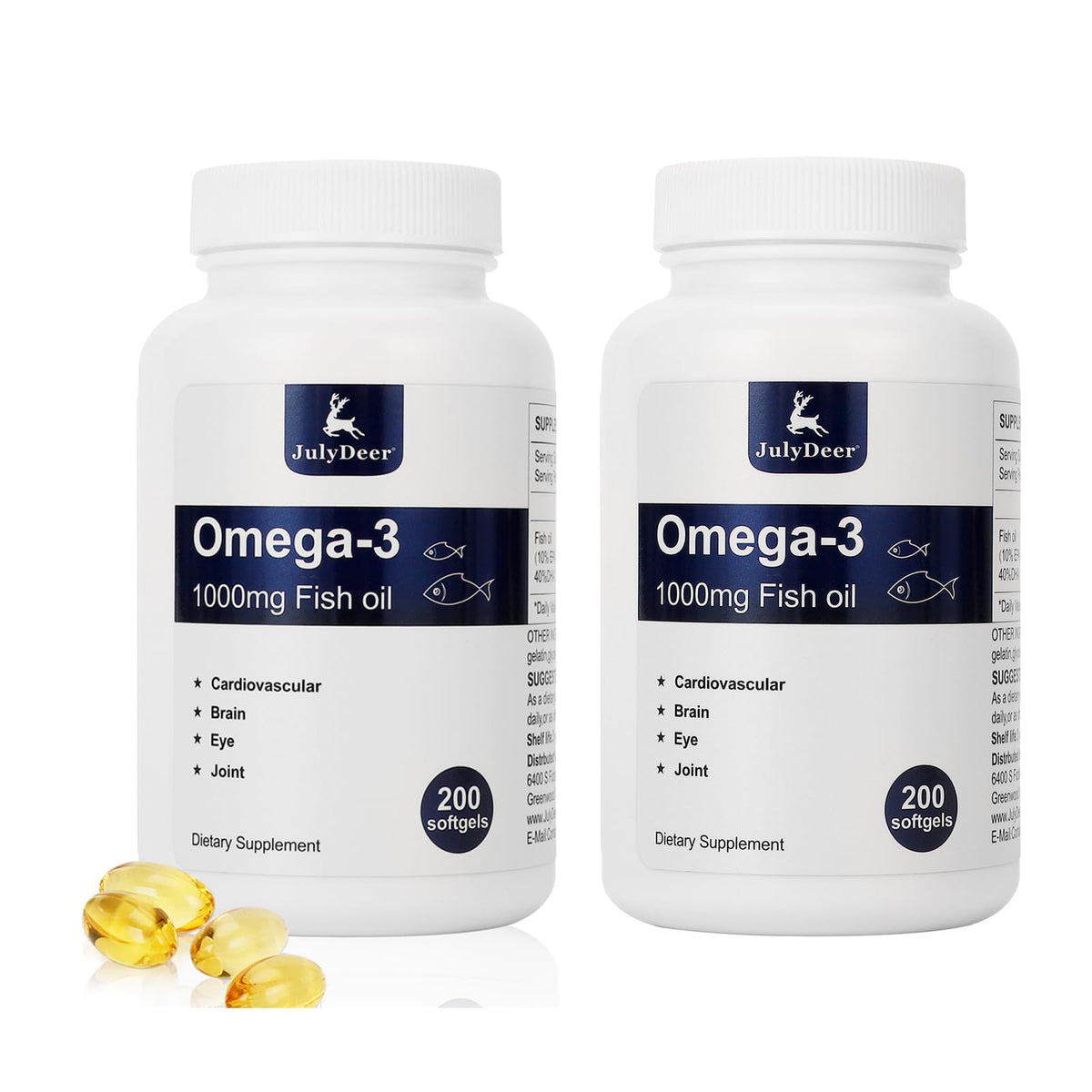 JulyDeer fish oil softgels
