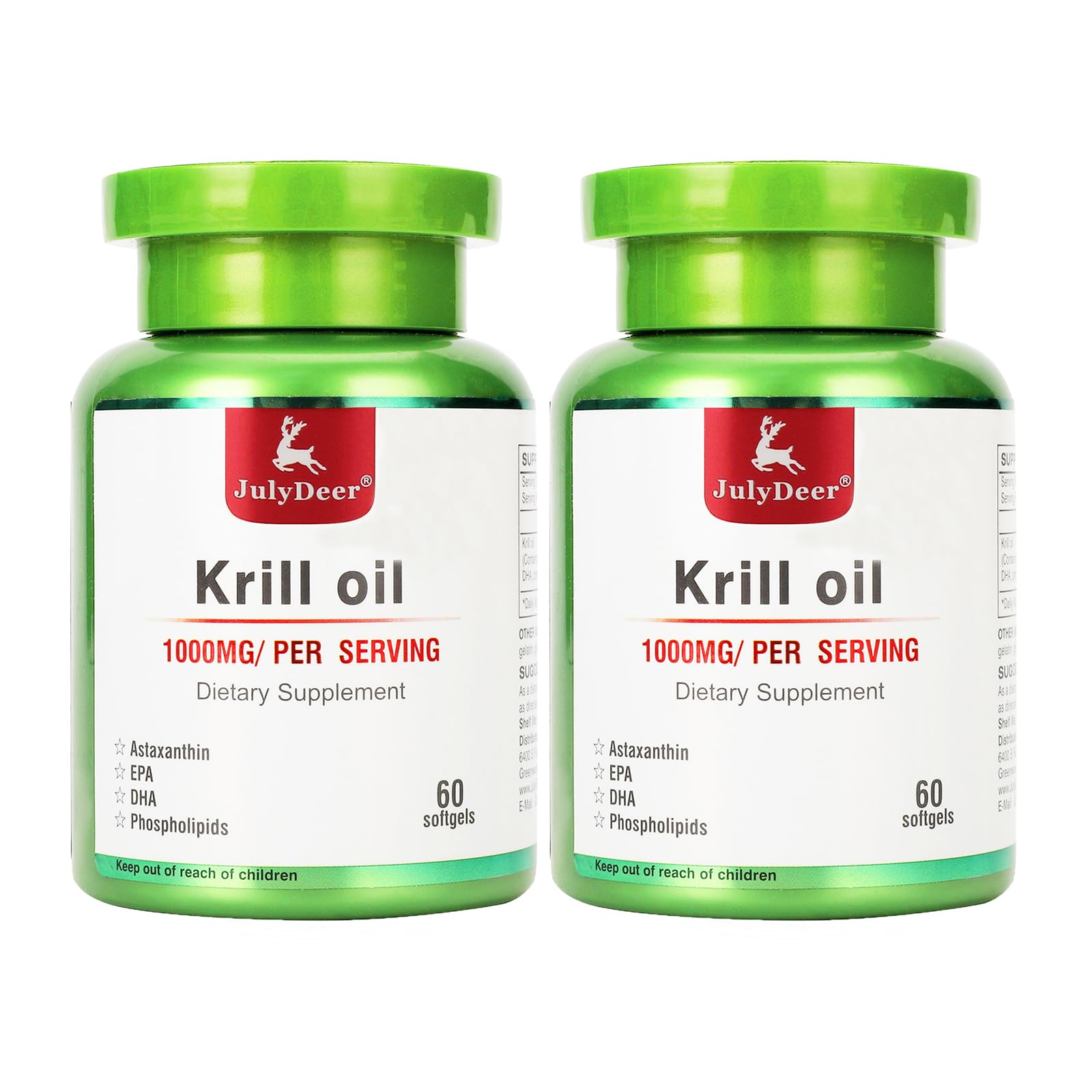 JulyDeer krill oil softgels