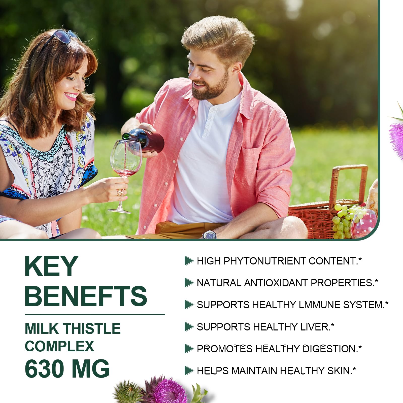 JulyDeer milk thistle 500 mg dosage
