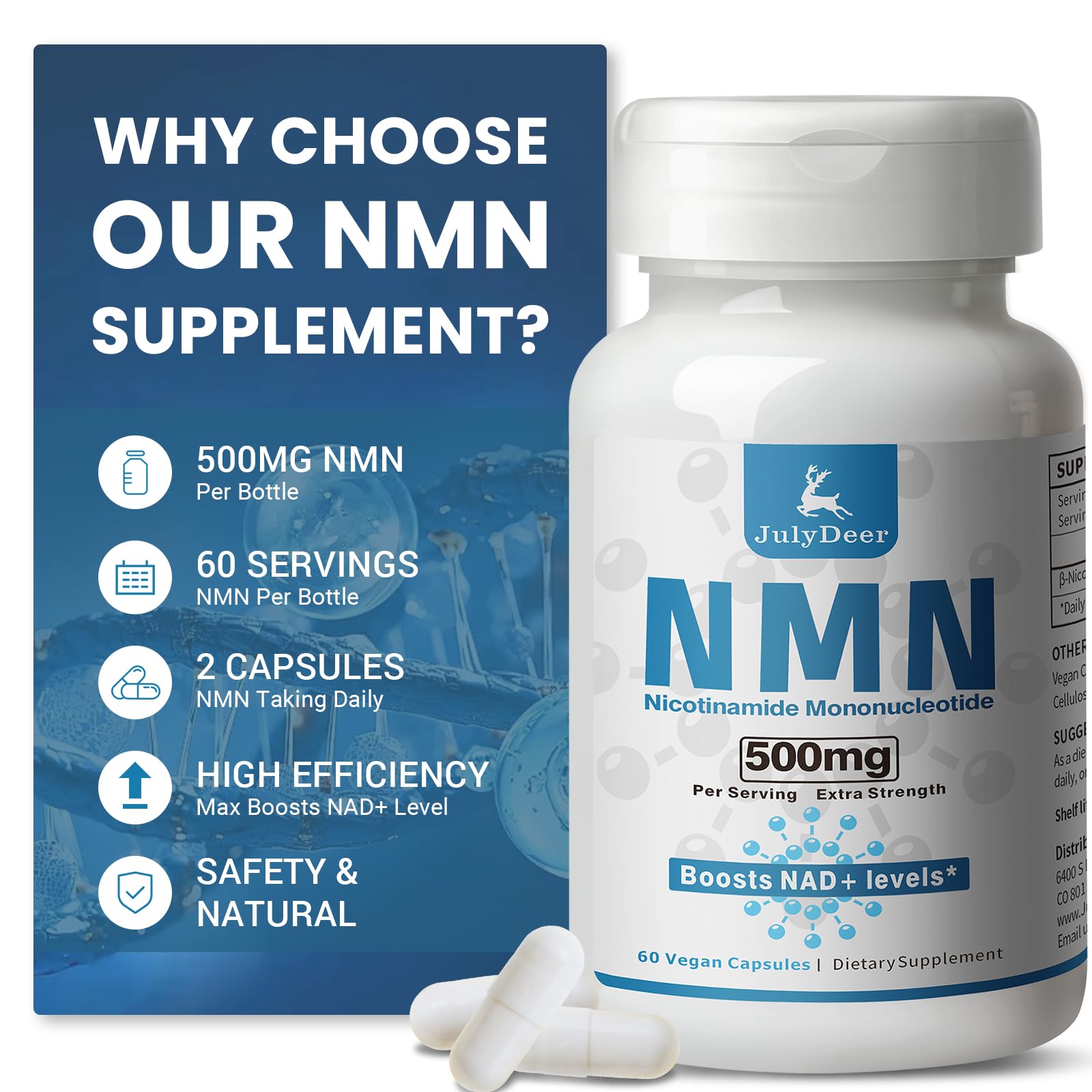 JulyDeer NMN for enhanced wellness