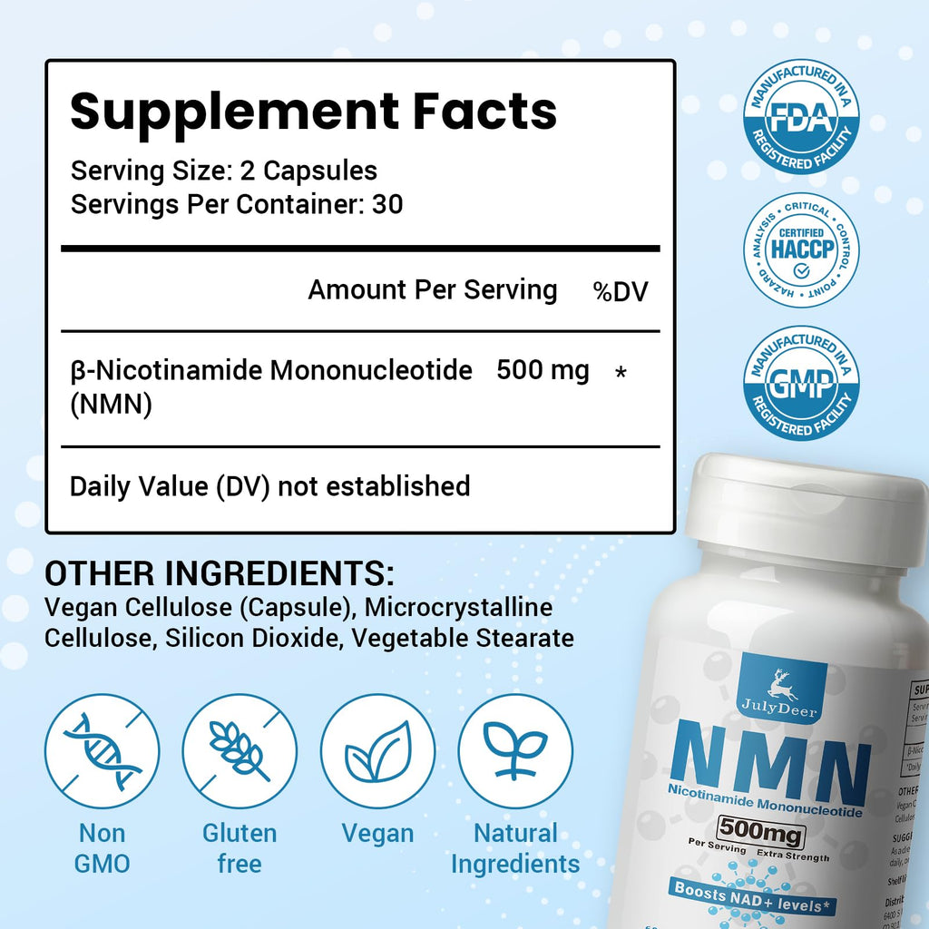 JulyDeer NMN supports healthy aging