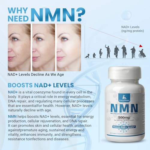 JulyDeer NMN supports metabolism