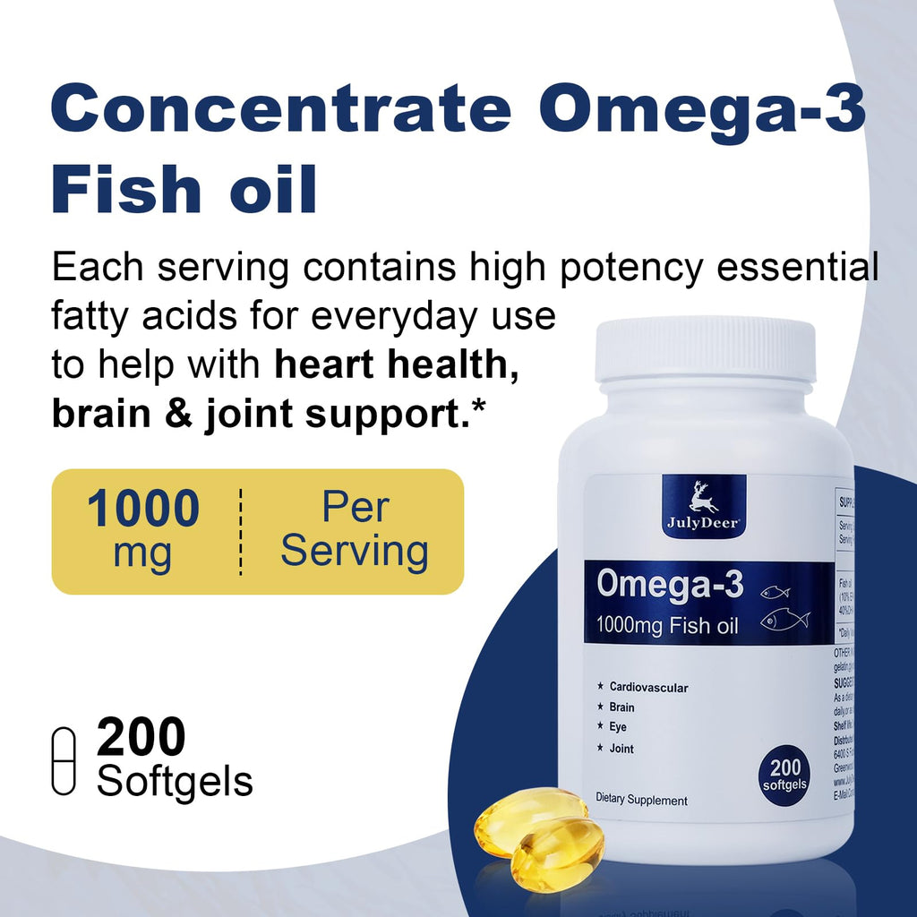 JulyDeer omega 3 for wellness