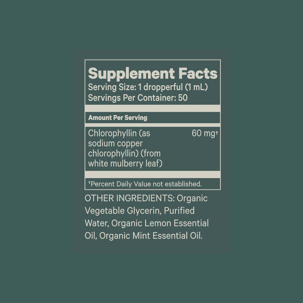 Juna chlorophyll for energy boost
