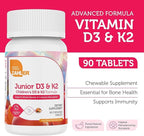 Junior vitamin D3 K2 immune support