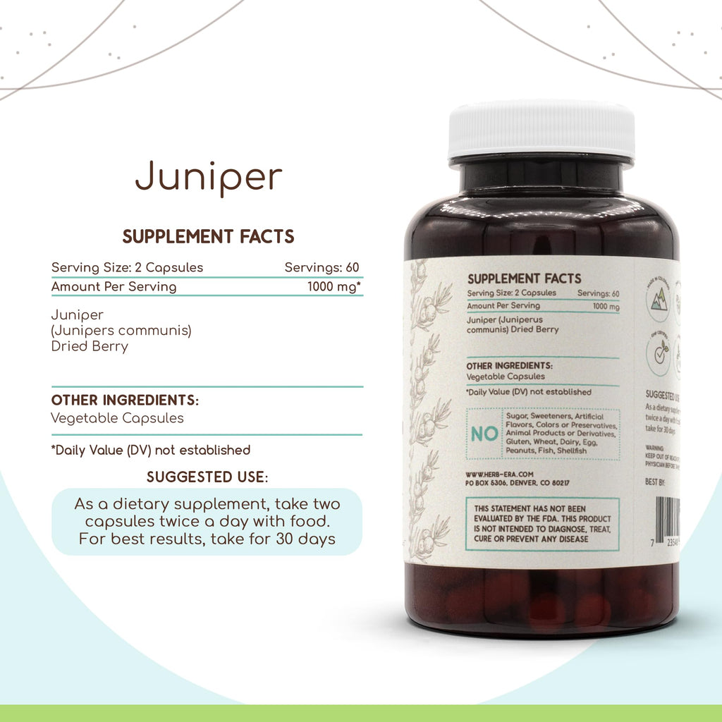 juniper capsules for herbal wellness