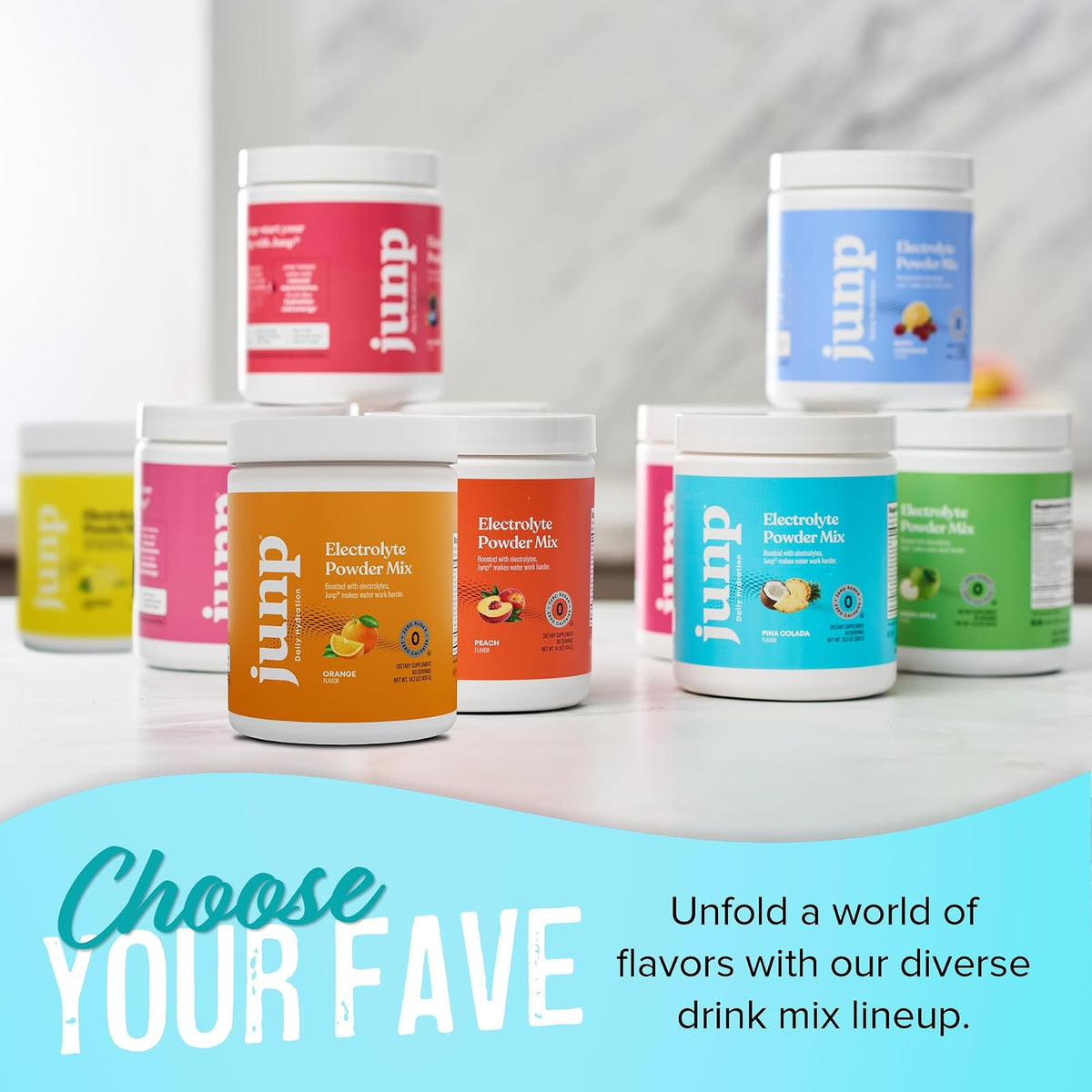 JUNP electrolyte powder for active lifestyle