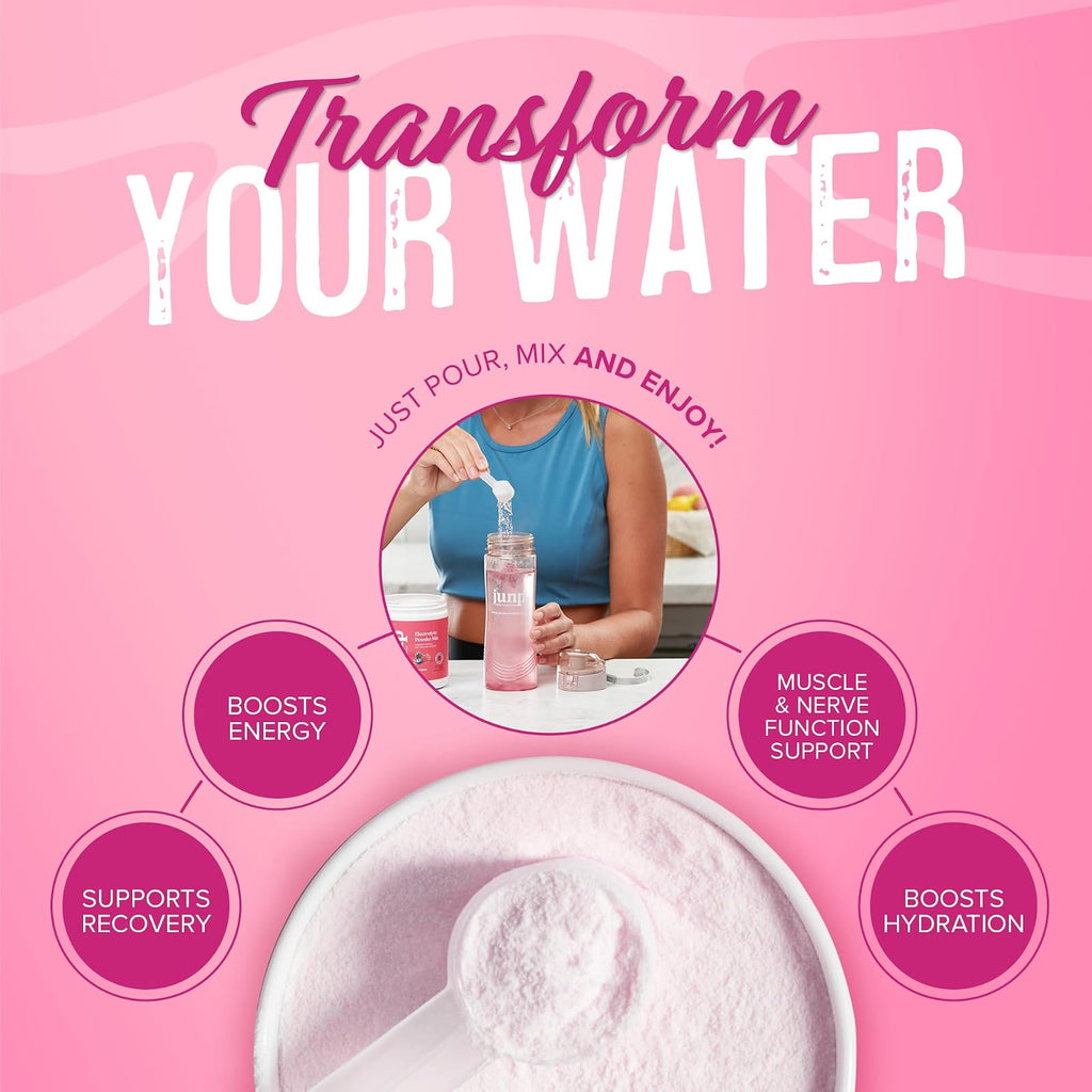 JUNP electrolyte powder for daily wellness