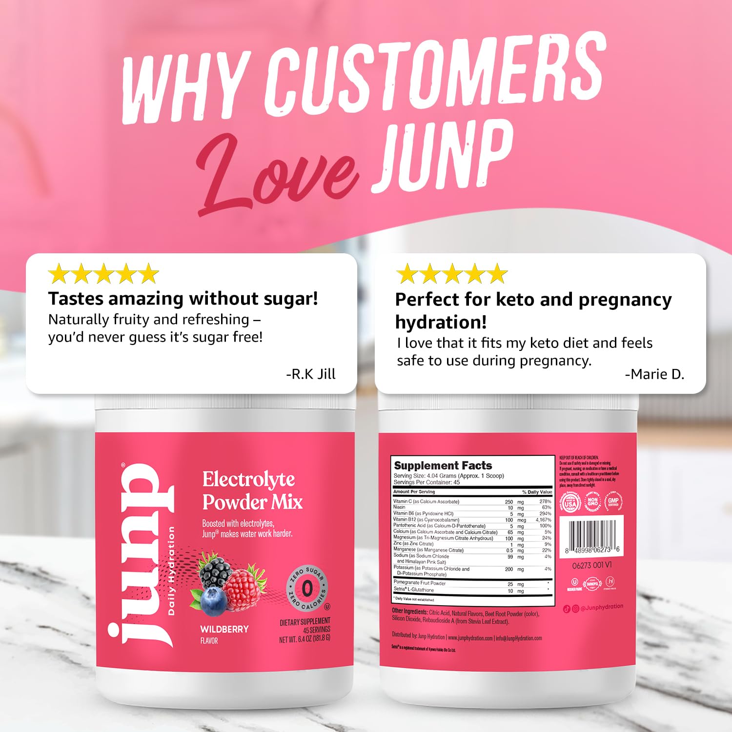 JUNP electrolytes for post-workout replenishment