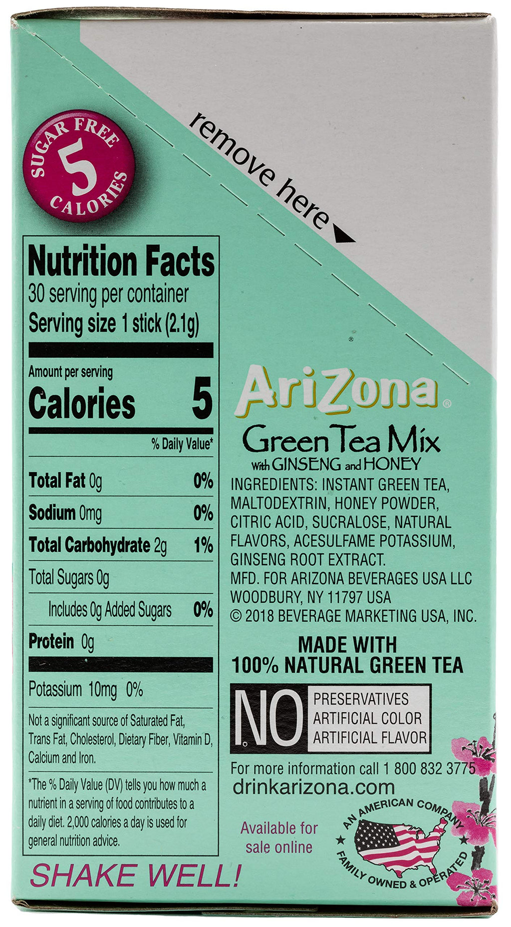 just add water green tea
