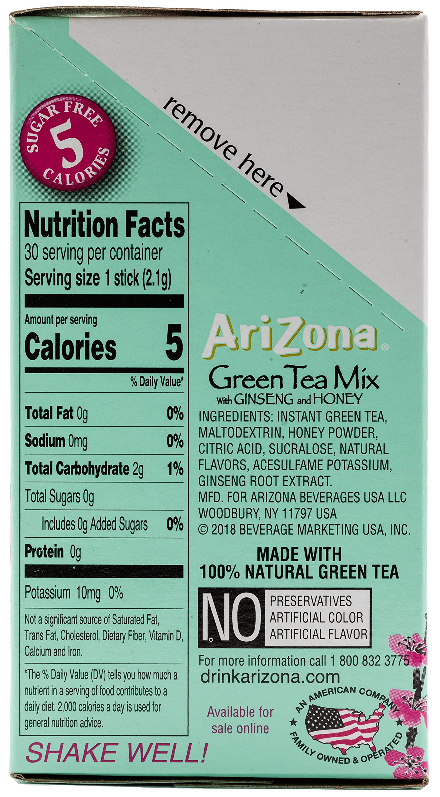 just add water green tea