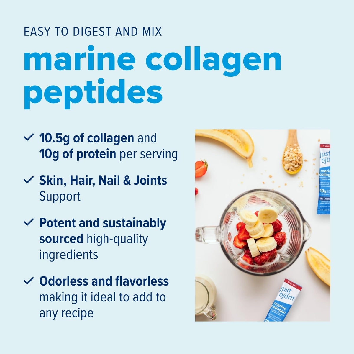 just björn collagen powder packs
