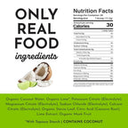 Just Ingredients electrolyte powder servings