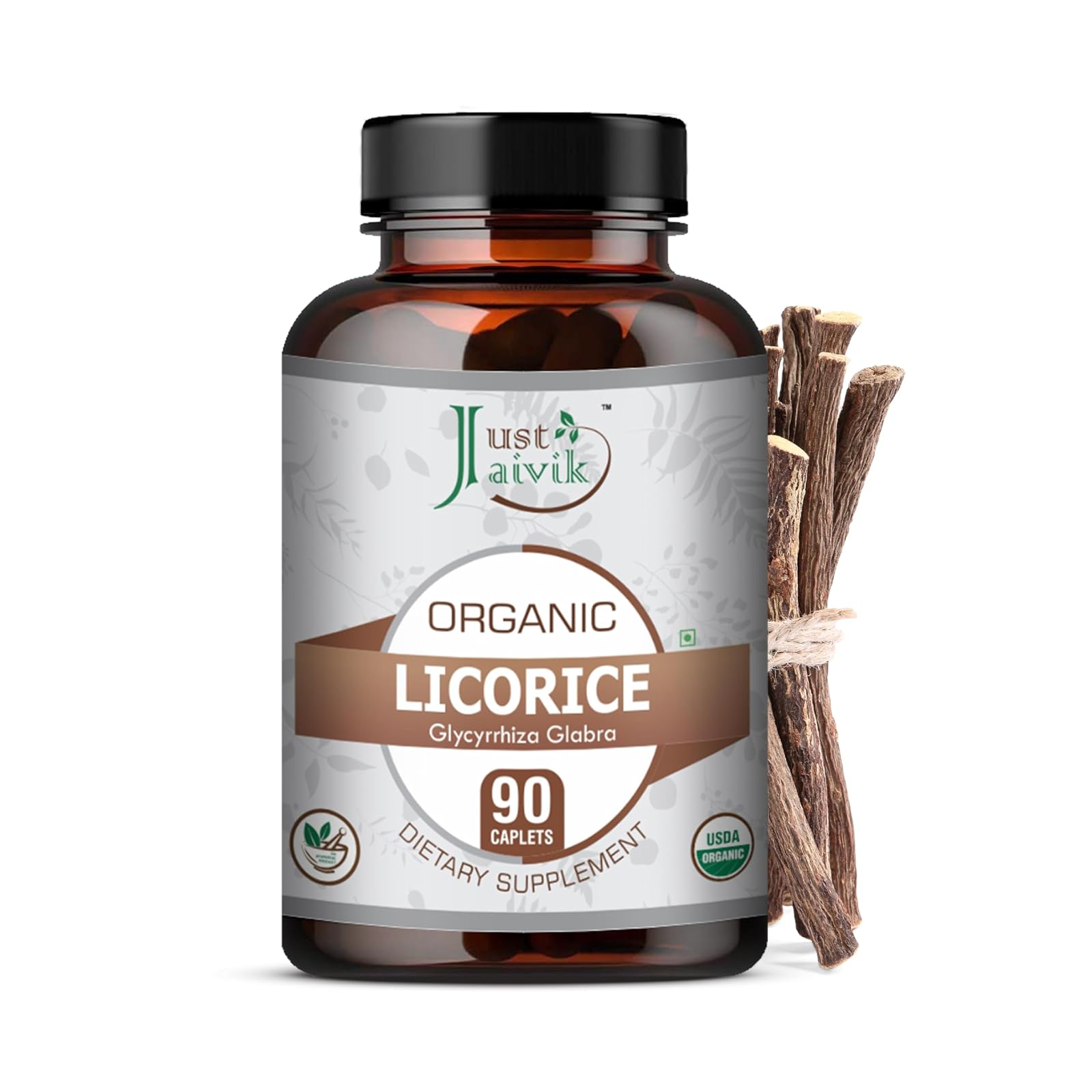 Just Jaivik licorice root tablets