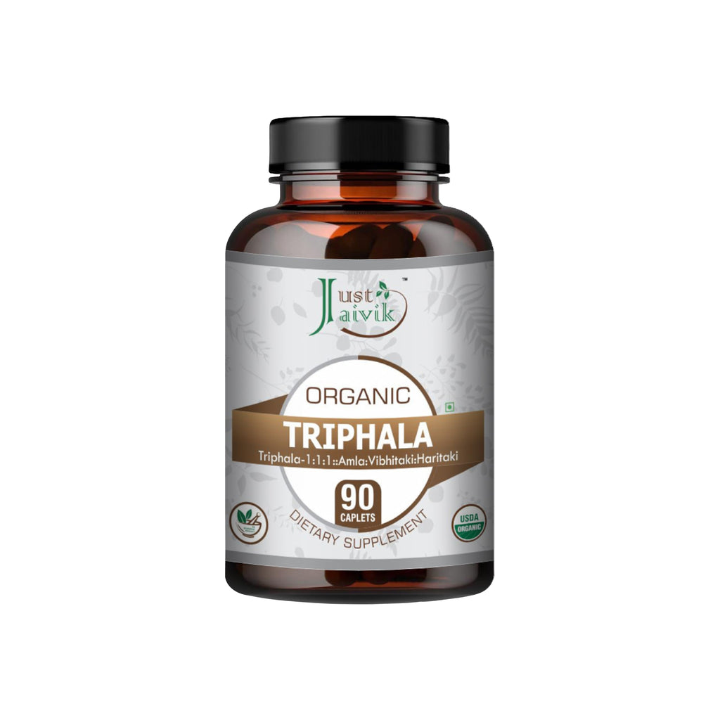 Just Jaivik triphala detox tablets