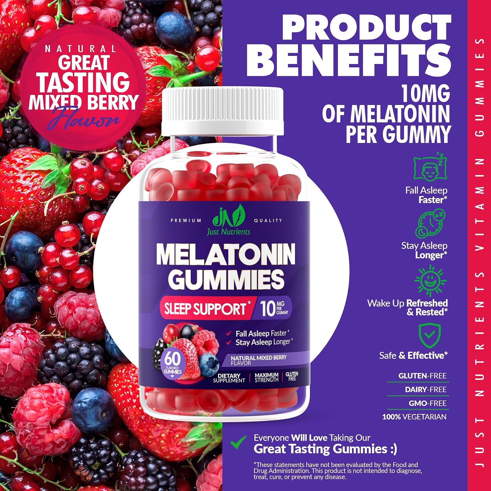 Just Nutrients sleep support gummies