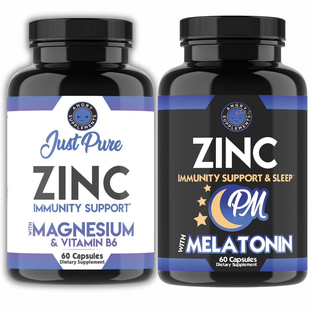 Just Pure Zinc supplement capsules