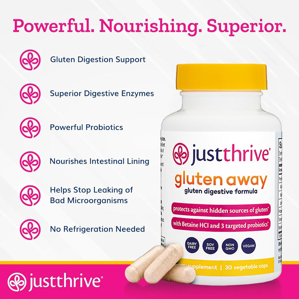 Just Thrive digestive enzymes support healthy digestion