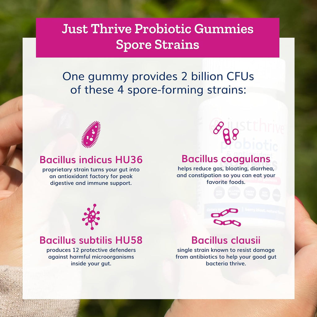 Just Thrive gummies for digestive balance