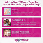 Just Thrive prebiotics for daily digestive support
