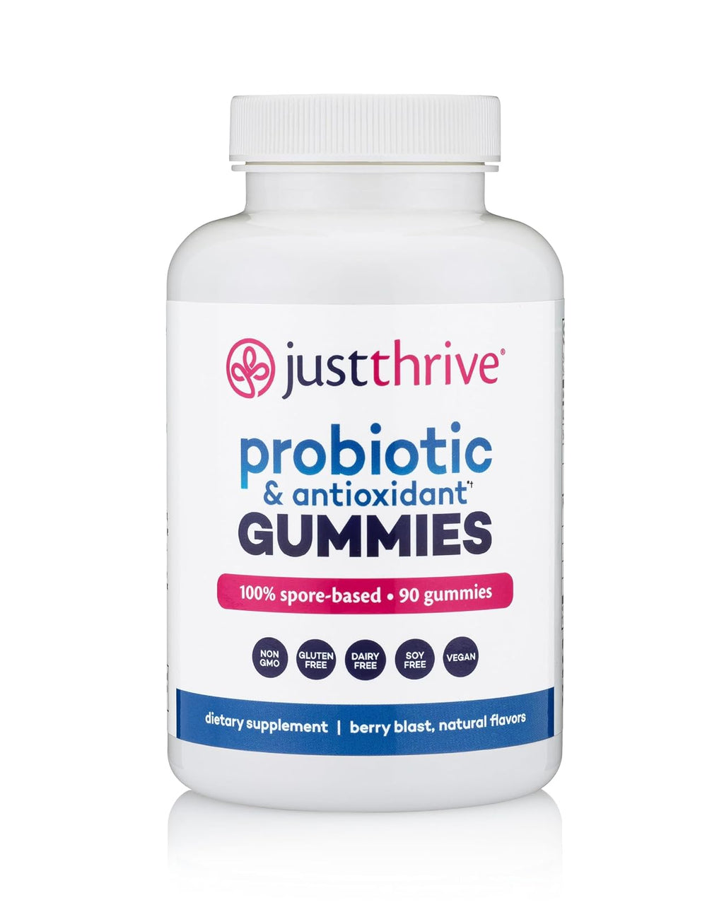 Just Thrive probiotic gummies for gut health