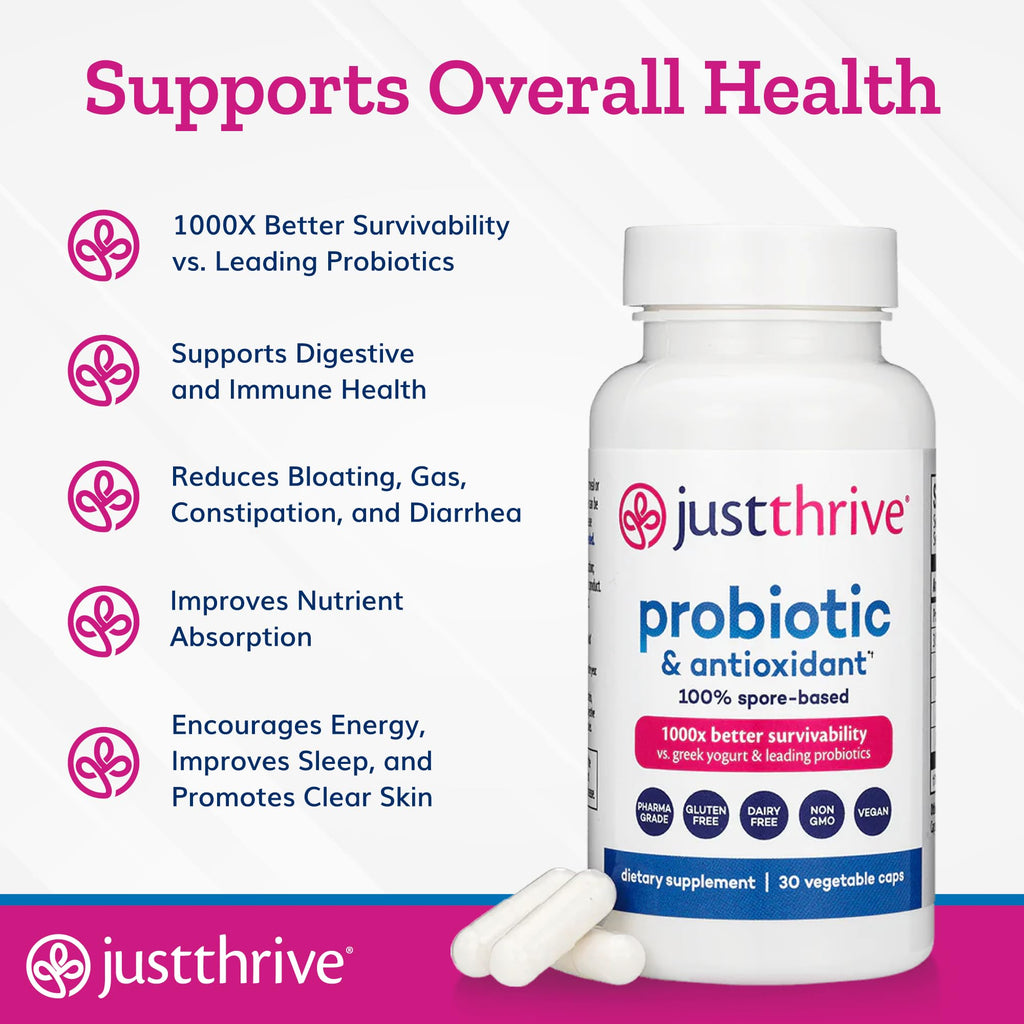 Just Thrive probiotics for everyday health