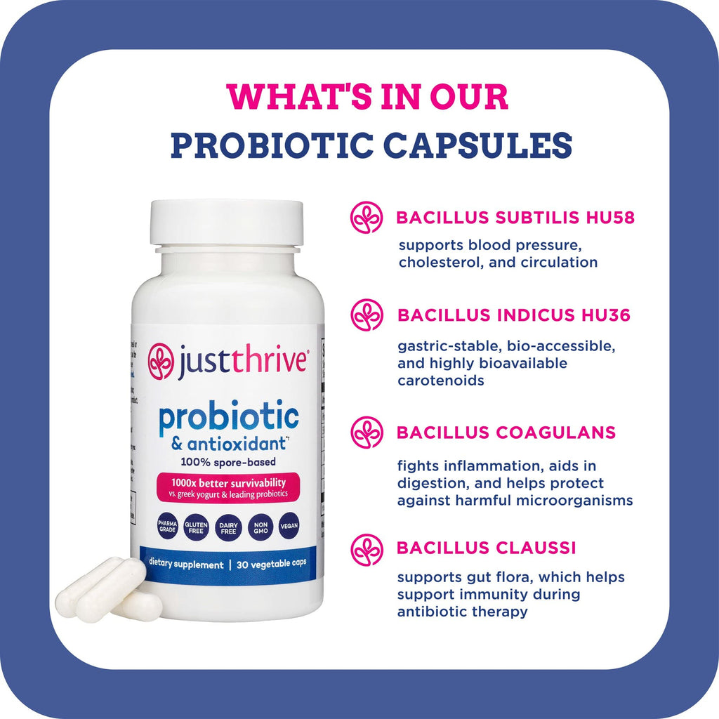 Just Thrive vegan health supplements