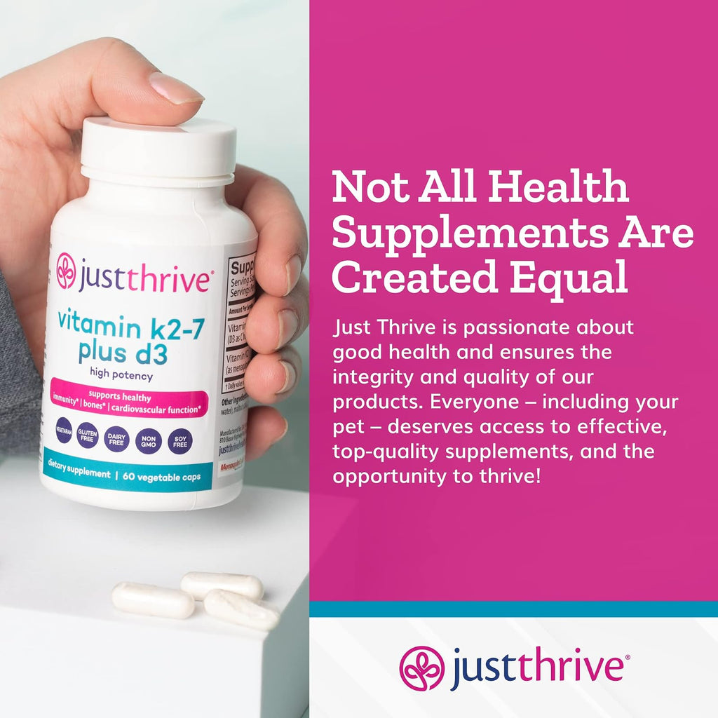 Just Thrive vitamin D3 5000 IU capsules