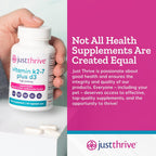 Just Thrive vitamin D3 5000 IU capsules