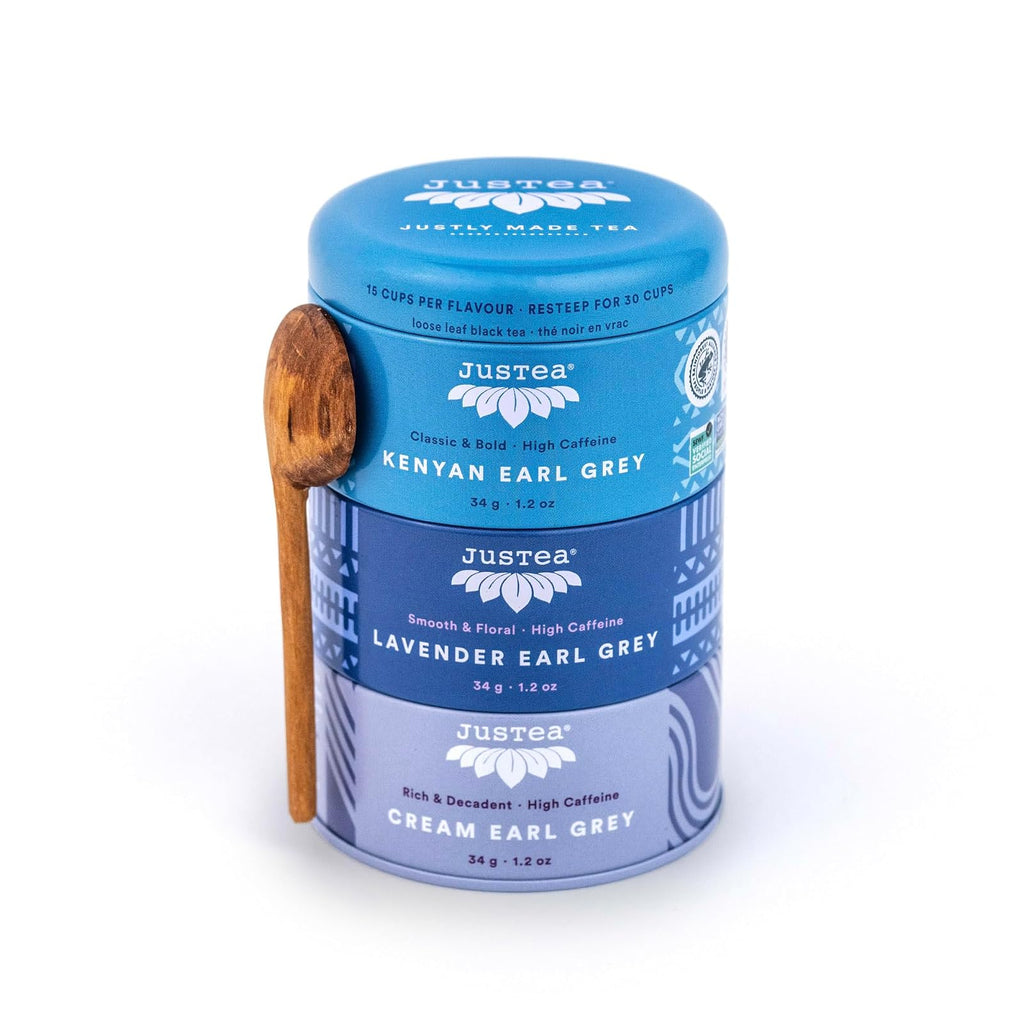 JusTea Earl Grey tea gift set