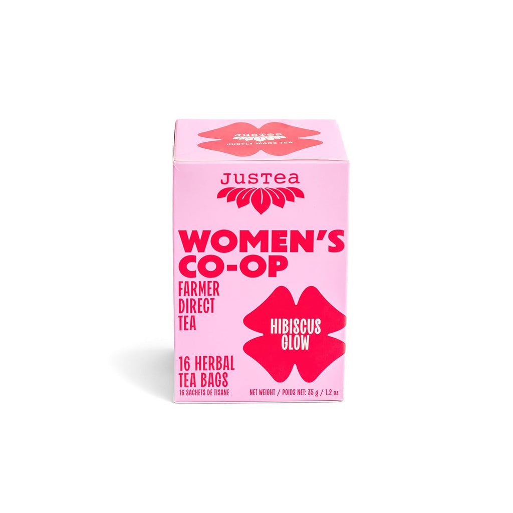 JusTea hibiscus herbal tea bags