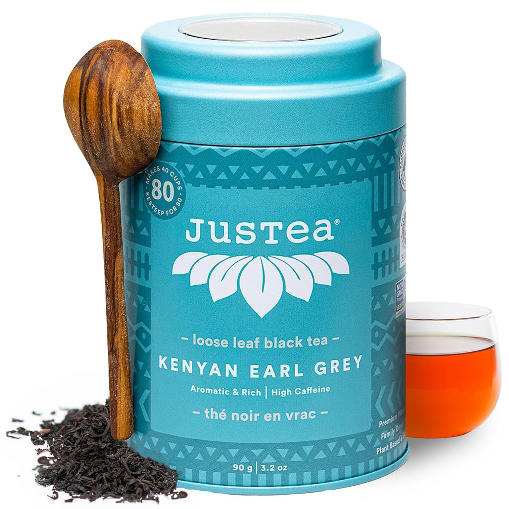 JusTea Kenyan Earl Grey herbal tea