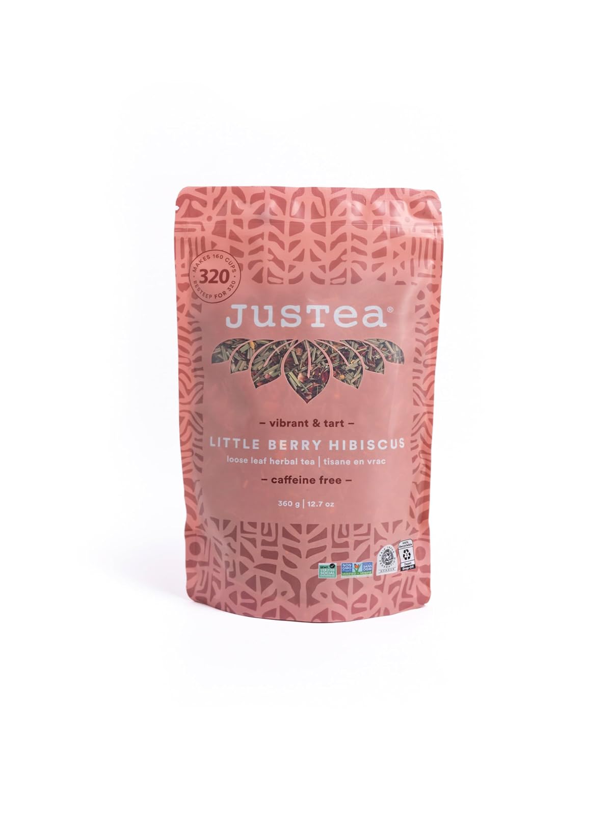 JusTea Little Berry Hibiscus herbal tea