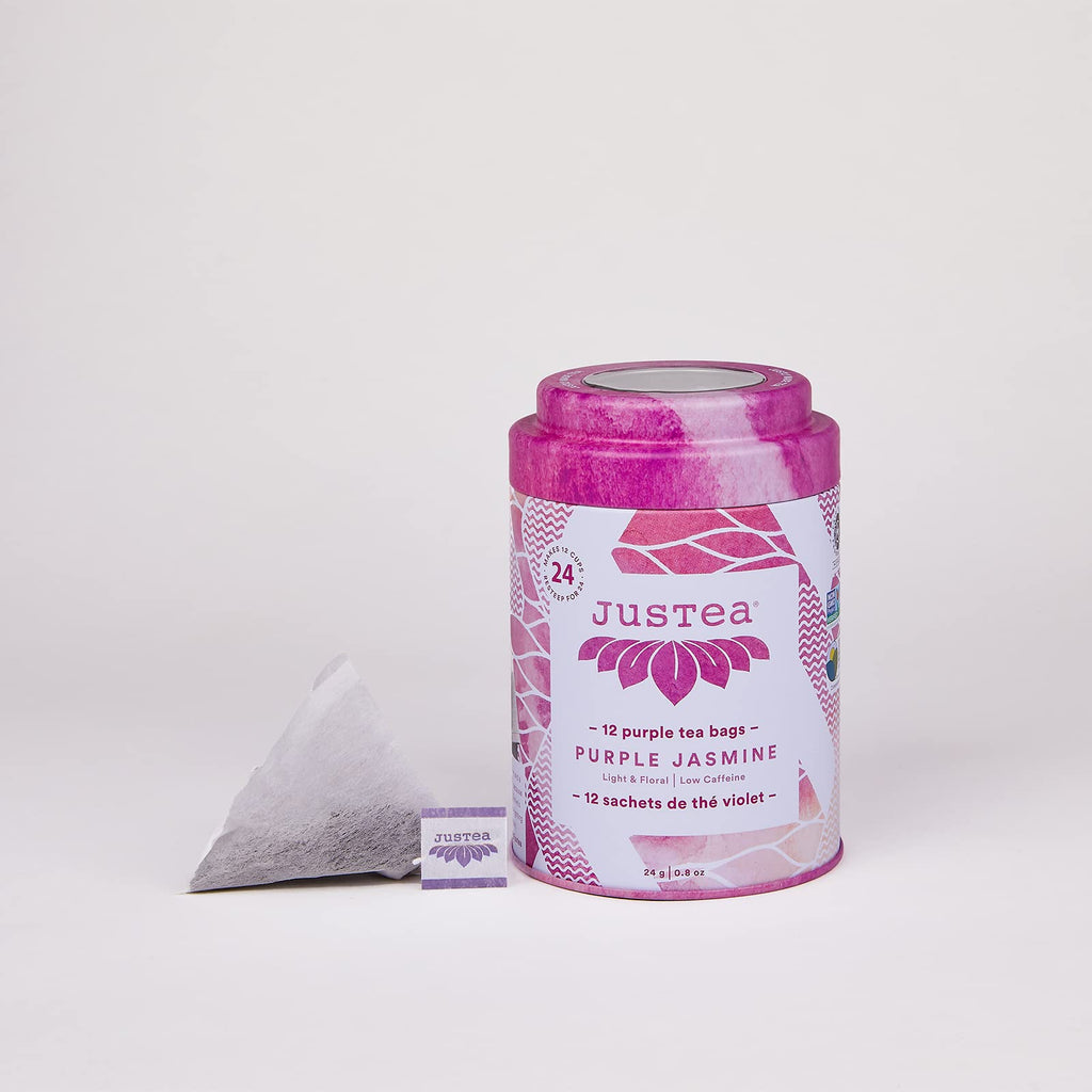 JusTea Purple Jasmine tea bags