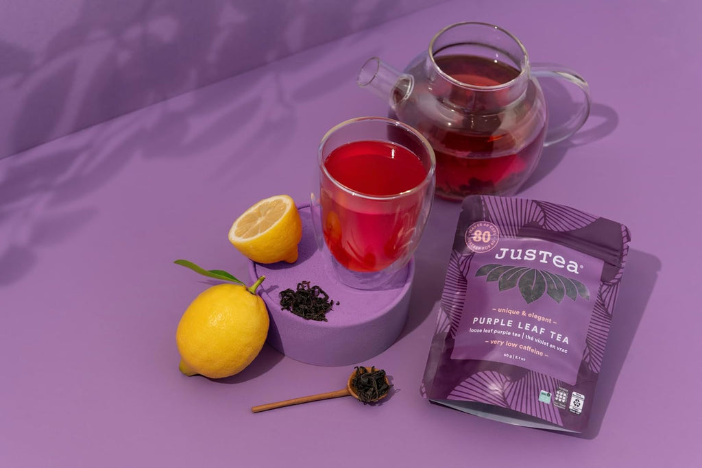 JusTea purple leaf tea benefits