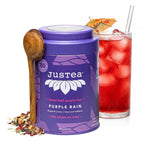 JusTea purple rain herbal tea