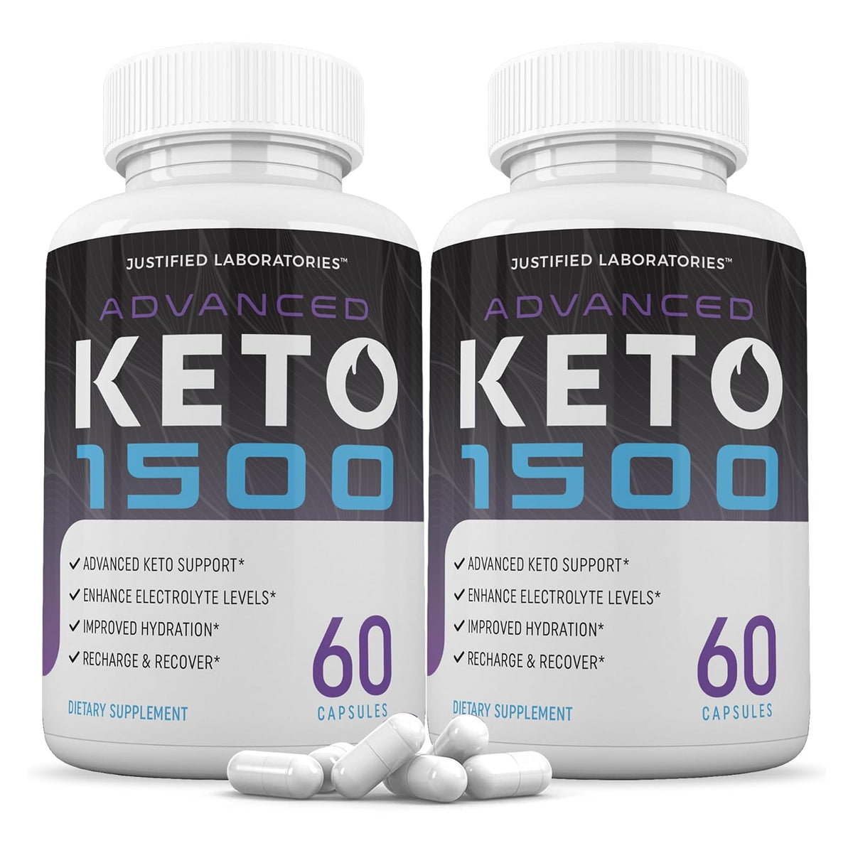 Justified Laboratories Advanced Keto 1500 capsules