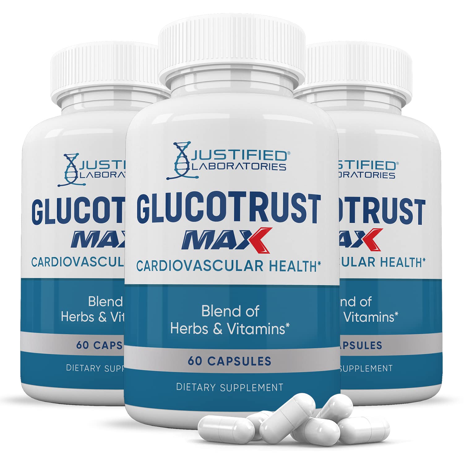 Justified Laboratories Glucotrust Max capsules