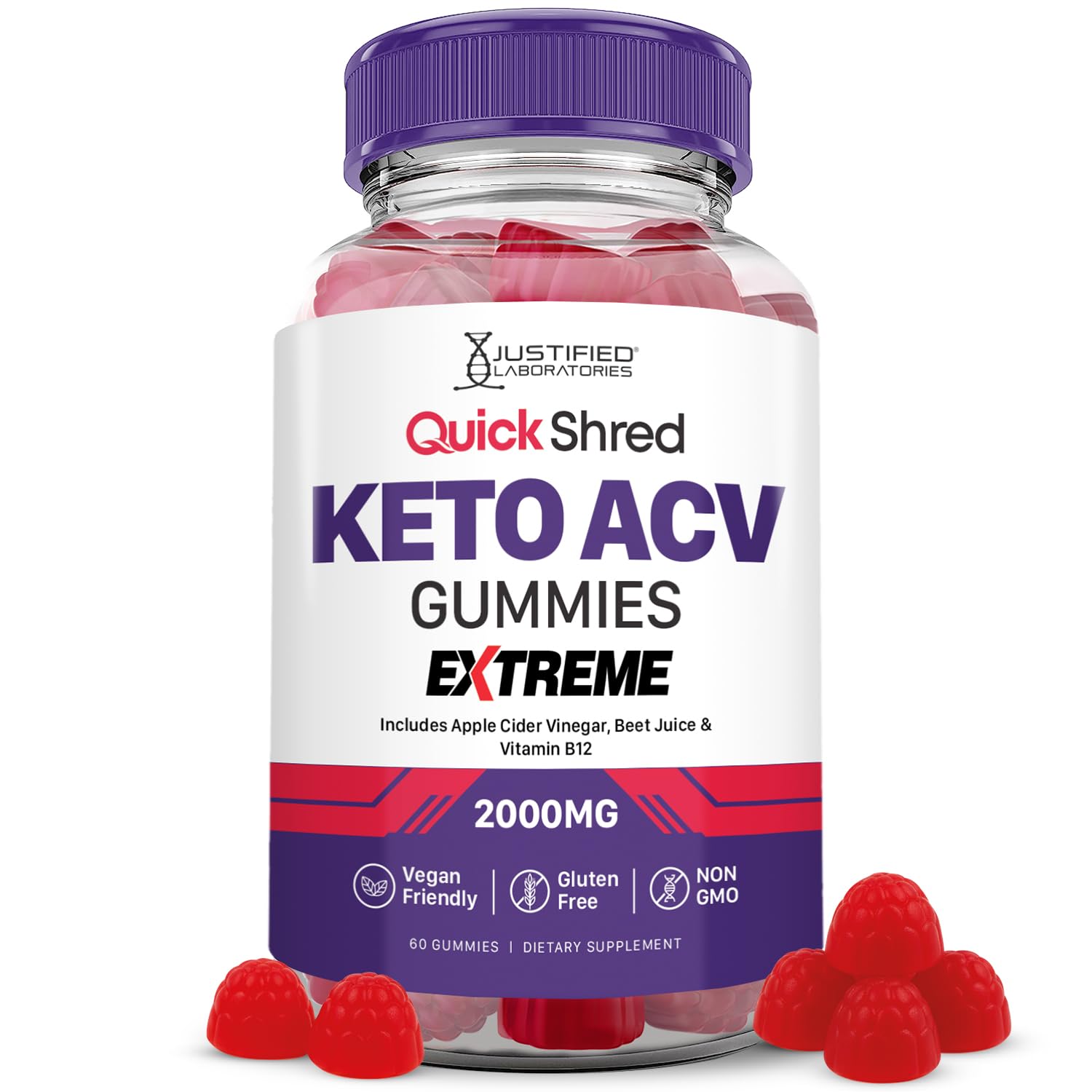 Justified Laboratories Keto ACV gummies