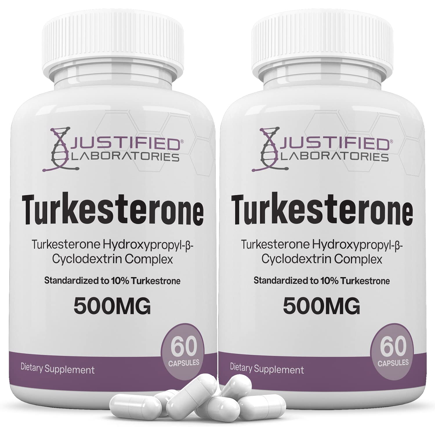 Justified Laboratories Turkesterone capsules for stamina