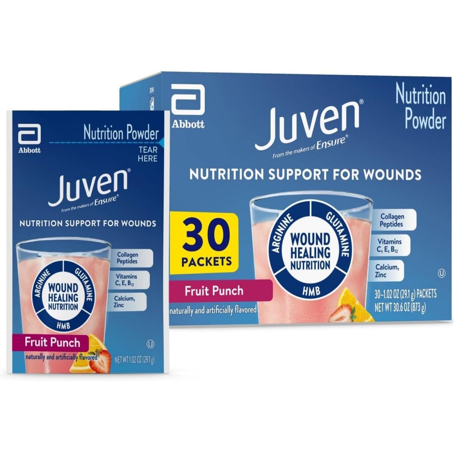 Juven powder nutritional supplement packets