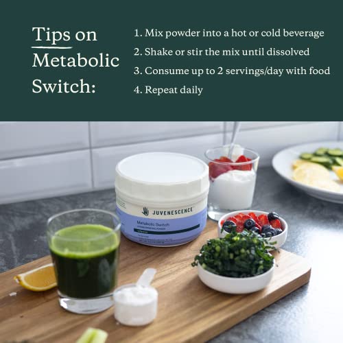 Juvenescence metabolic switch benefits