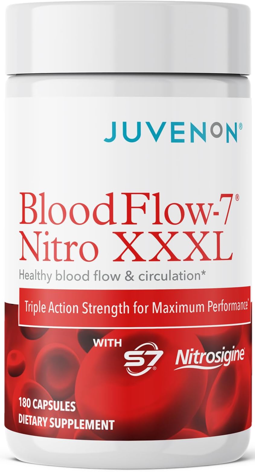 Juvenon BloodFlow-7 nitric oxide capsules