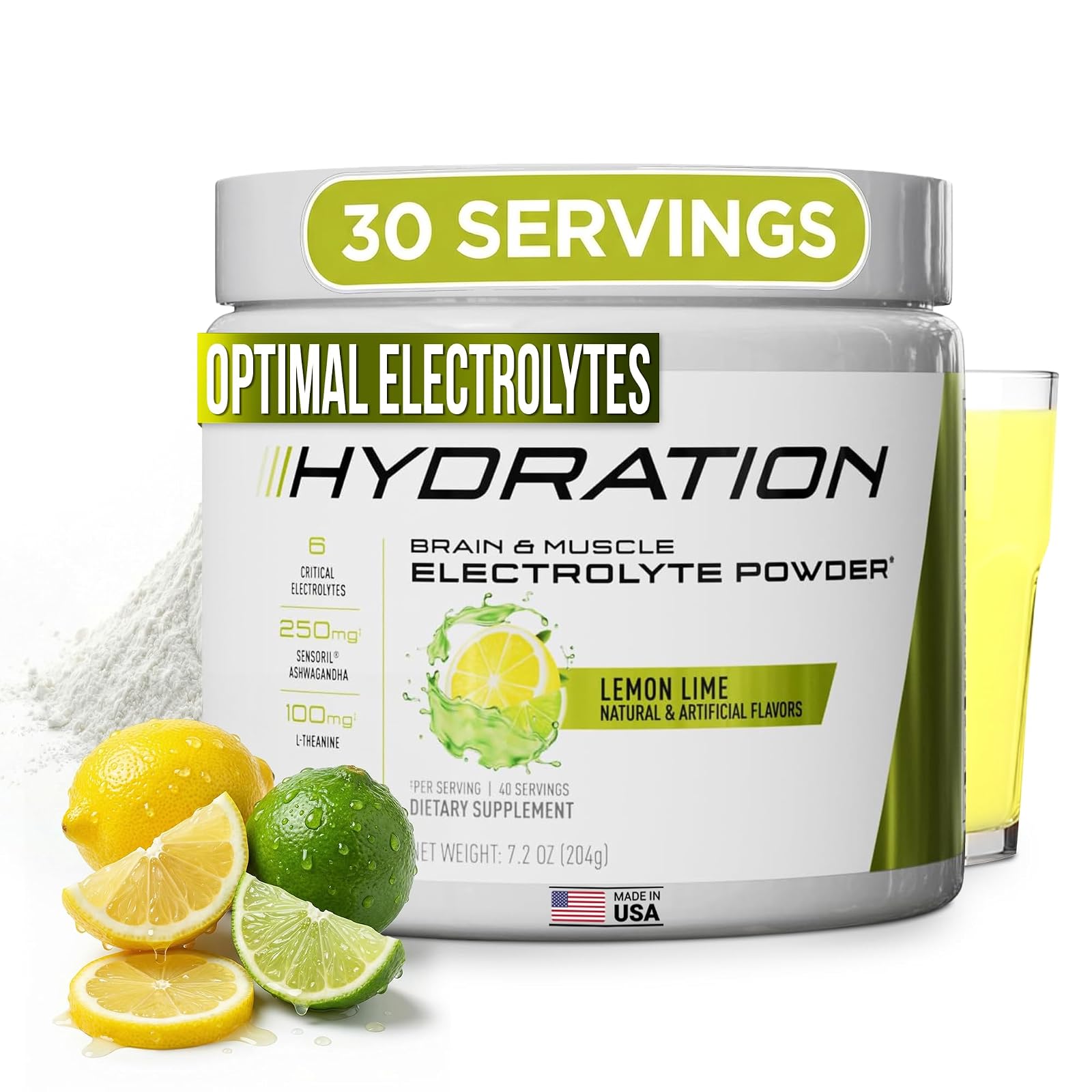 JYM electrolyte drink mix lemon lime